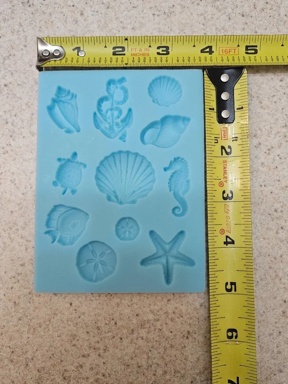Art | Silicone Sea Life Mold Light Blue | Poshmark